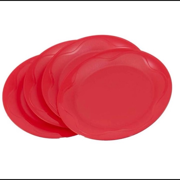Tupperware | Dining | Tupperware Dinner Plates Set Of 4 | Poshmark